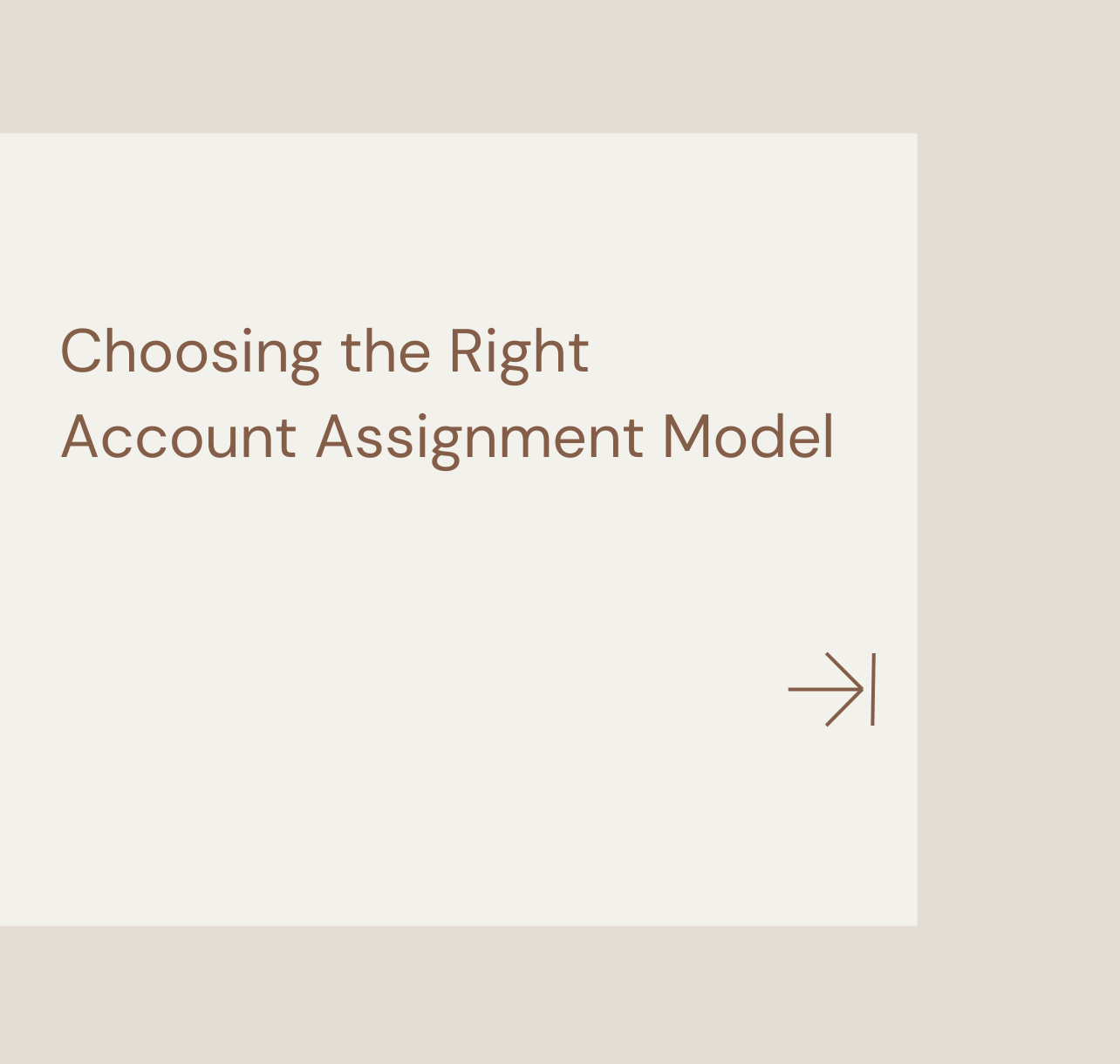 Choosing the Right Account Assignment Model in 2024 - AccountAim